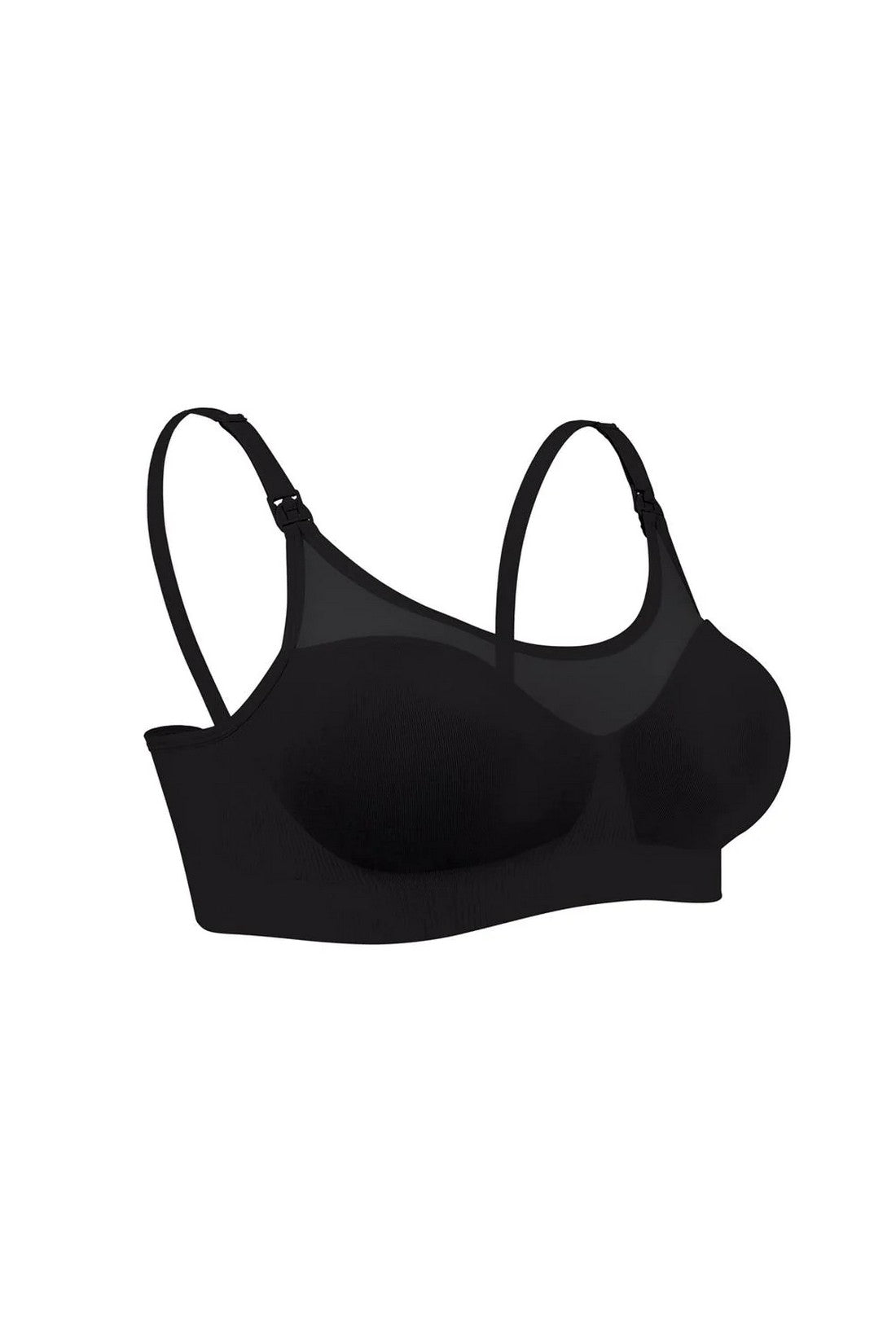 Buy Bravado Designs Body Silk Seamless Sheer Nursing Bra - Black Online ...