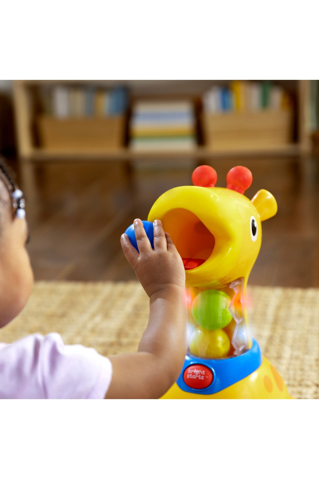 Bright Starts Spinnin' Spots Giraffe Ball Play Toy Online - mothercare ...