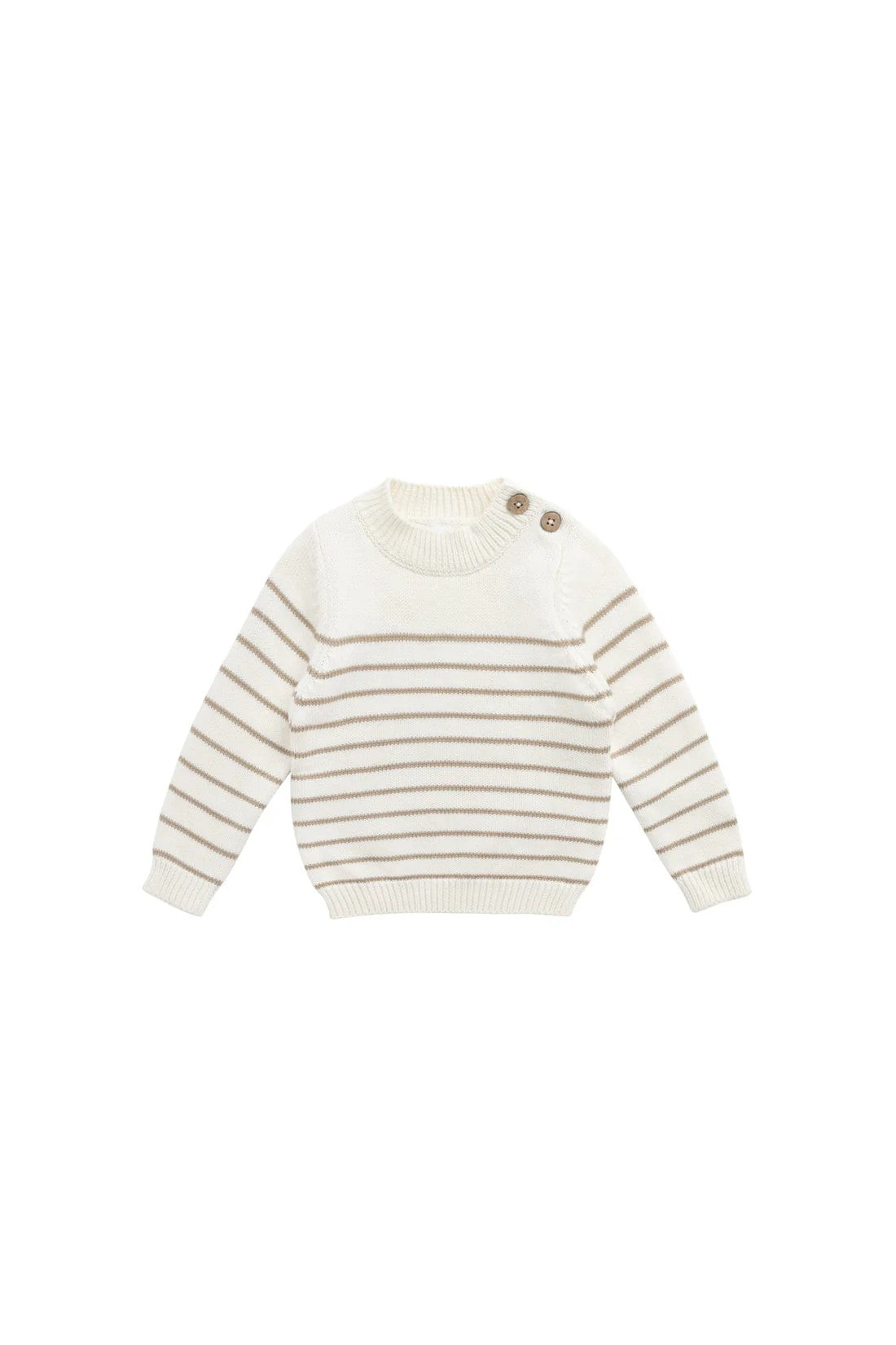 Jamie Kay Malcolm Knitted Jumper - Malcolm Stripe Cloud/Brioche Online - mothercare – mothercare ...