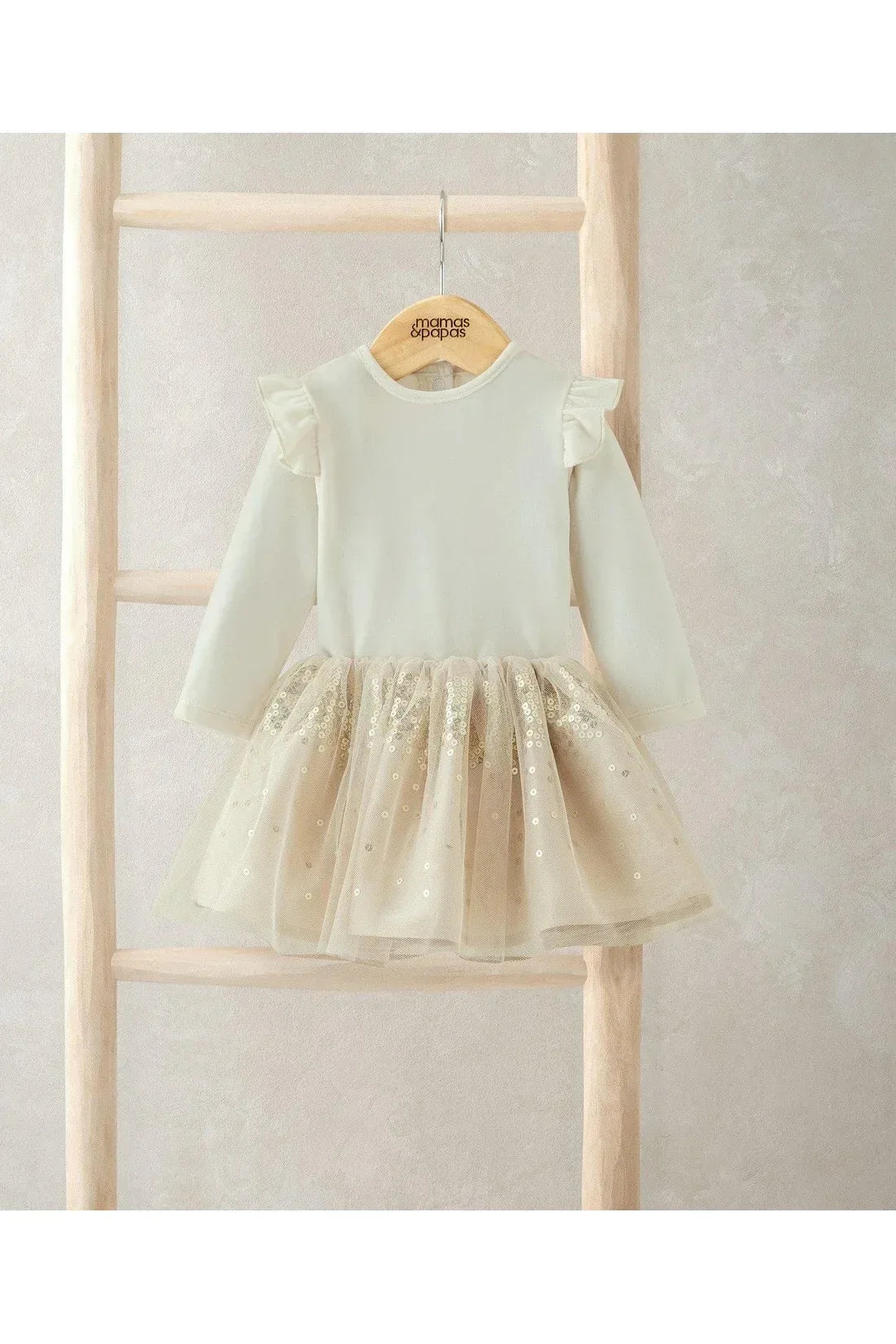 Mamas & Papas Velour Bodysuit & Sparkly Gold Tutu Online - mothercare ...