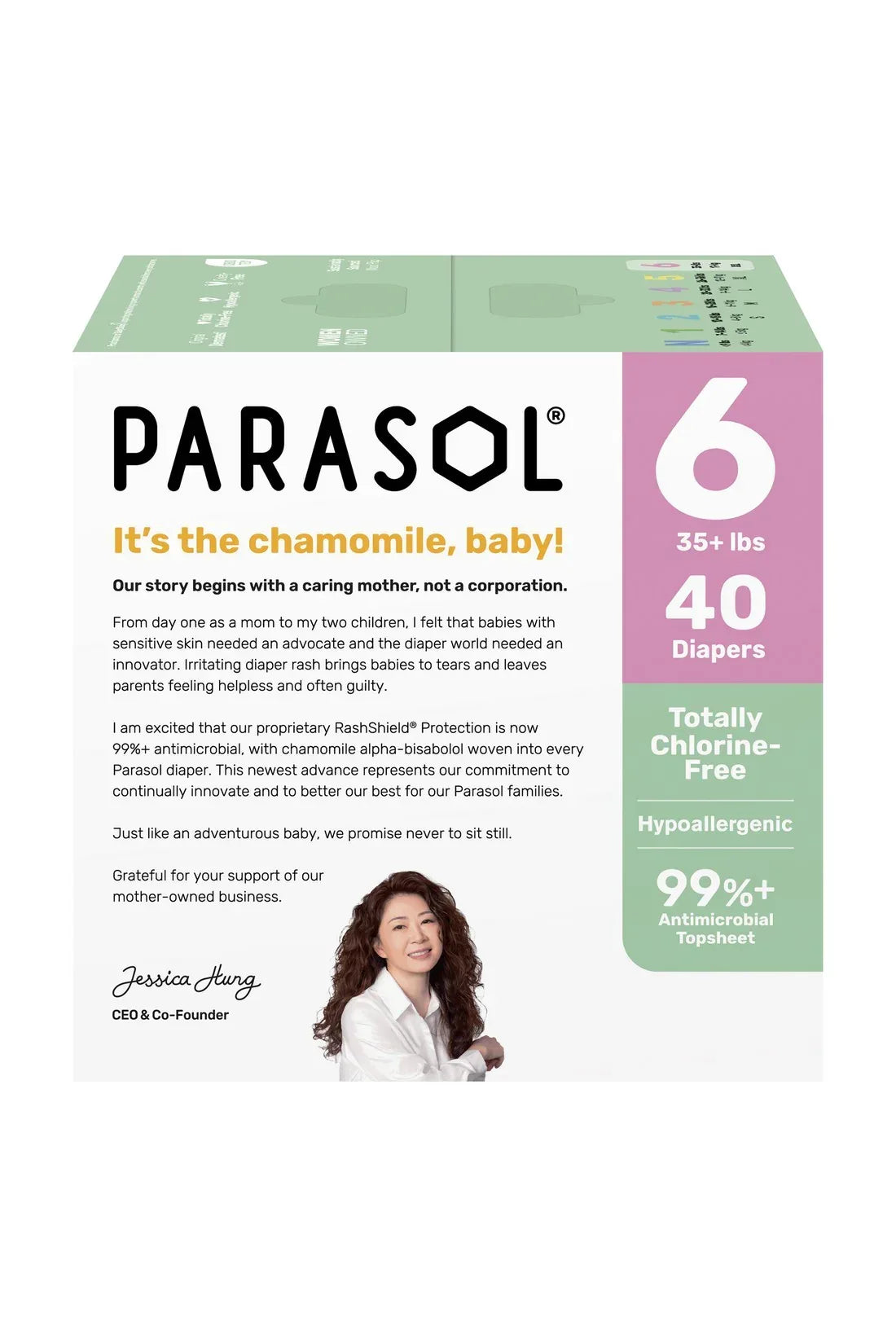 Parasol Clear+Dry™ Natural Diapers Size 6/XXL - 20x2pcs Online ...
