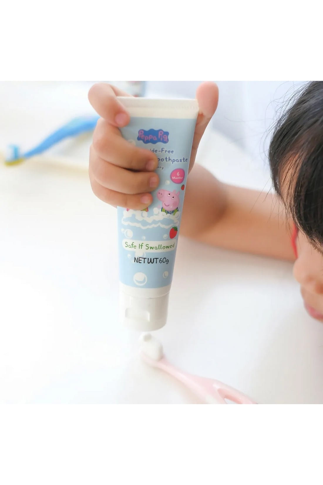 Parents League Peppa Pig Toddlers Toothpaste Fluoride-Free 60g ...