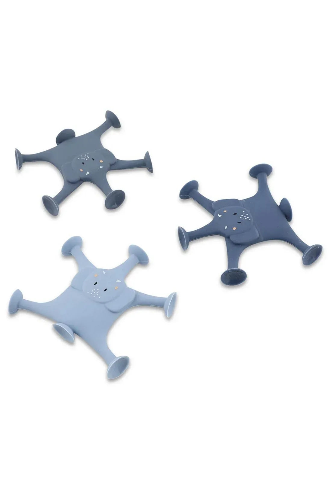 Trixie Animal Suction Game - 3pcs - Mrs Elephant's Family Blue Online ...