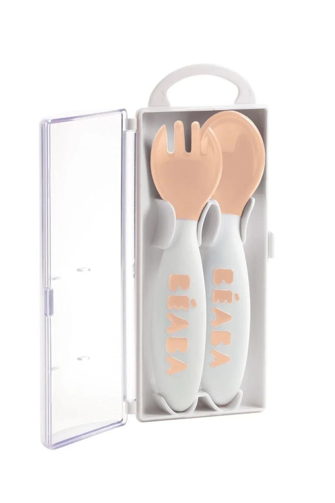 Buy Beaba 2nd Age Training Fork and Spoon (Storage Case Included ...