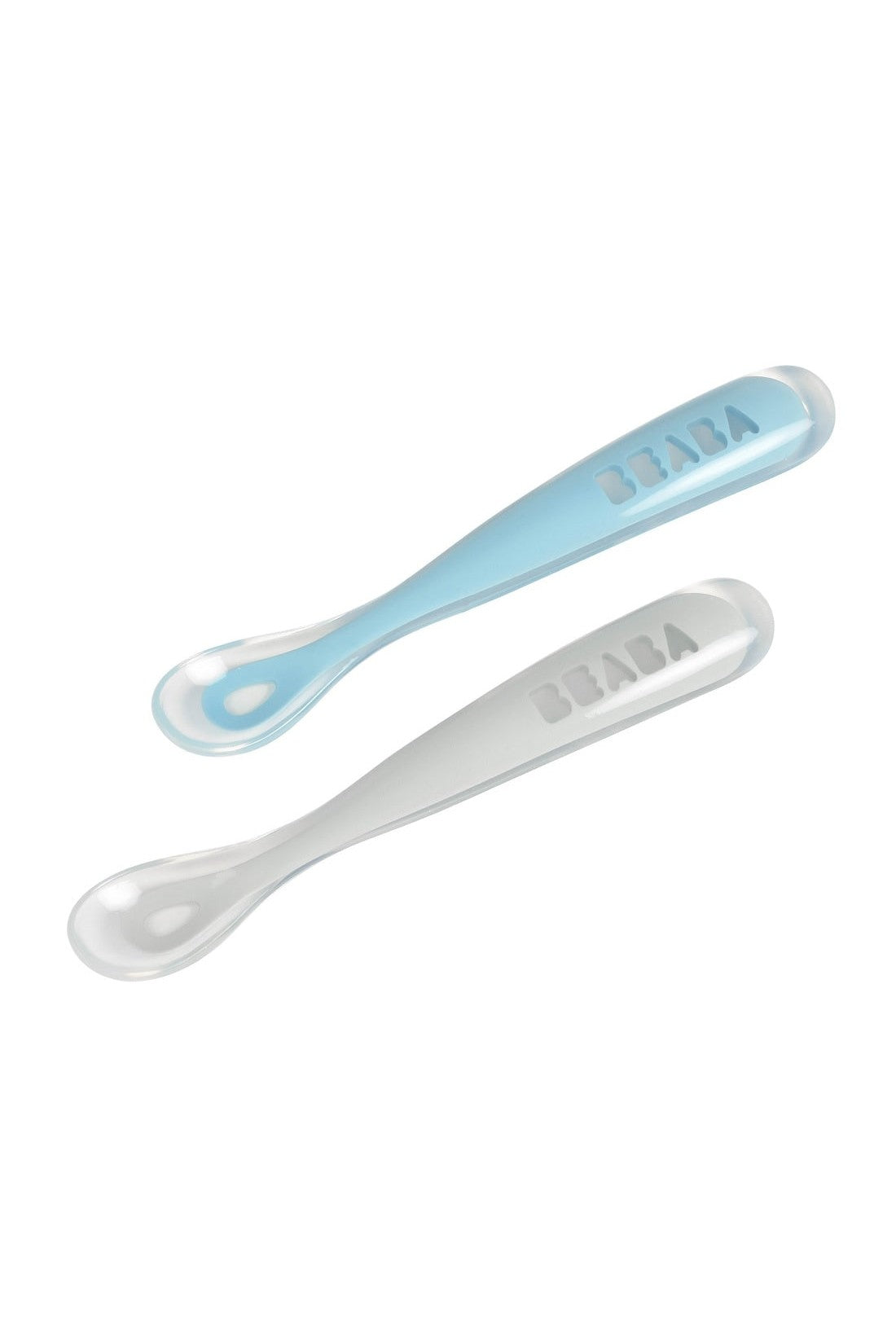 Buy Beaba Set of 2 1st Age Spoon Blue/ Light Grey Online - mothercare ...