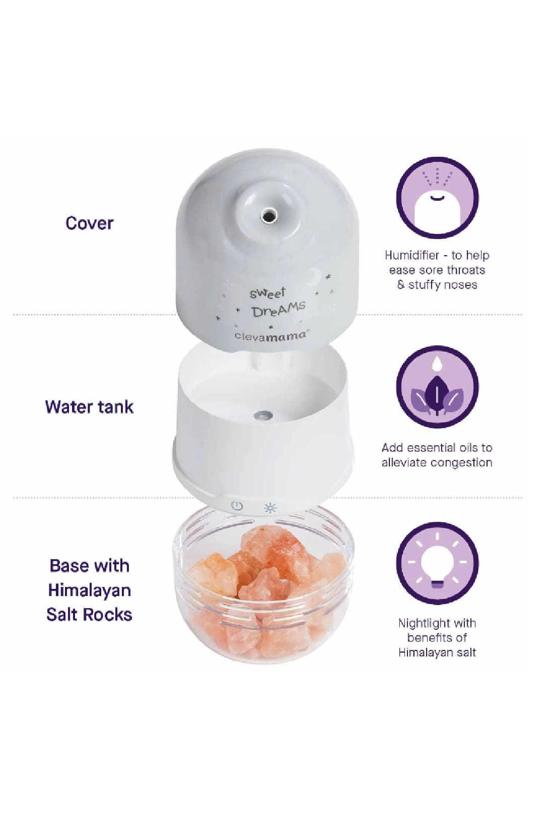 Buy Clevamama ClevaPure Salt Lamp Online - mothercare – mothercare hong ...