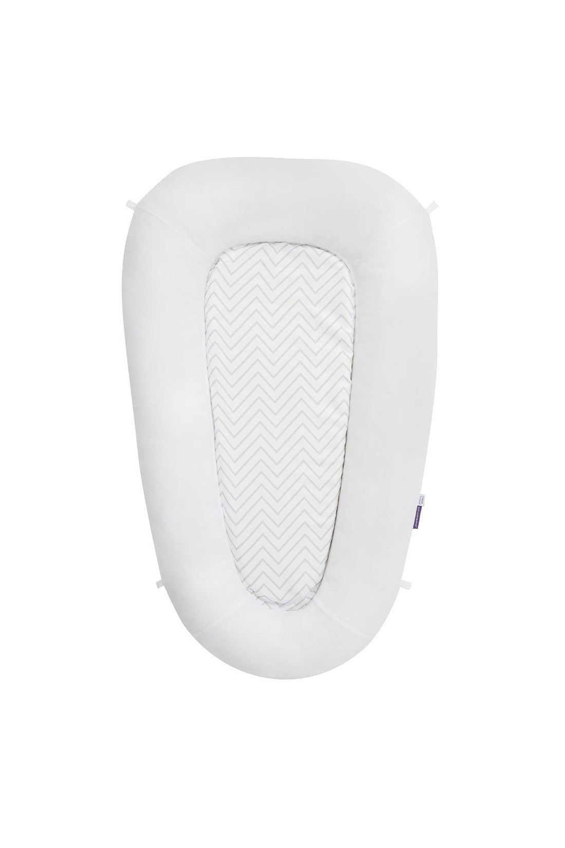 Buy Clevamama Clevasleep Pod - White/Soft Grey Online - mothercare ...