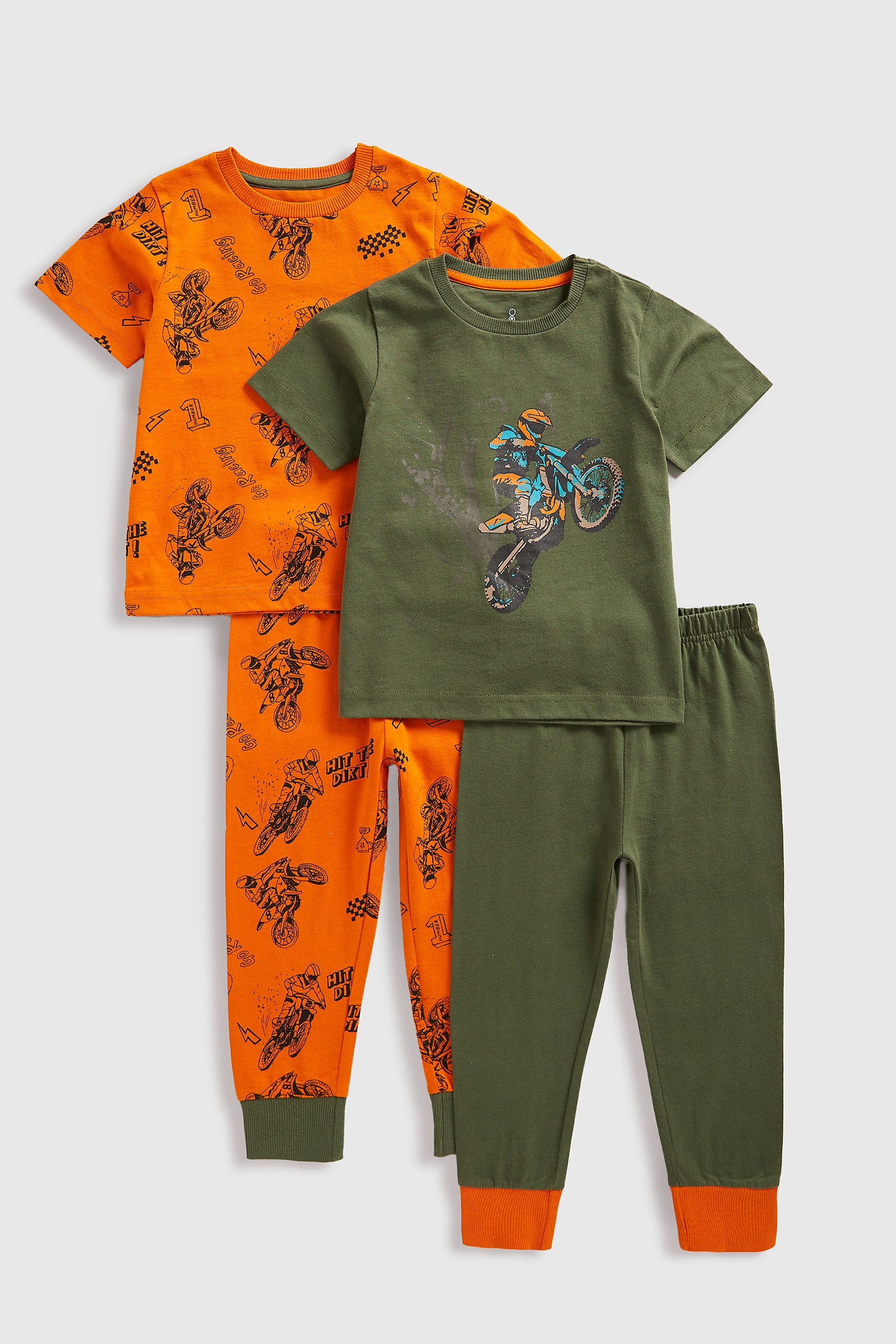 Mothercare Motorbike Pyjamas - 2 Pack Online - mothercare – mothercare ...